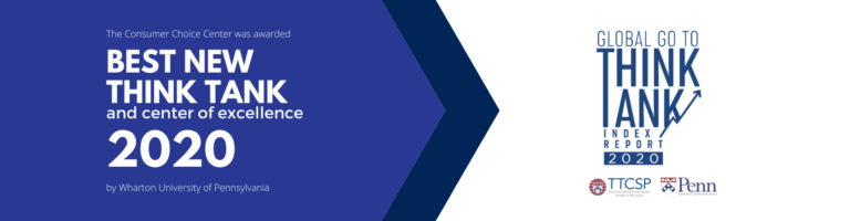 Best New Think Tank 2020 - Consumer Choice Center