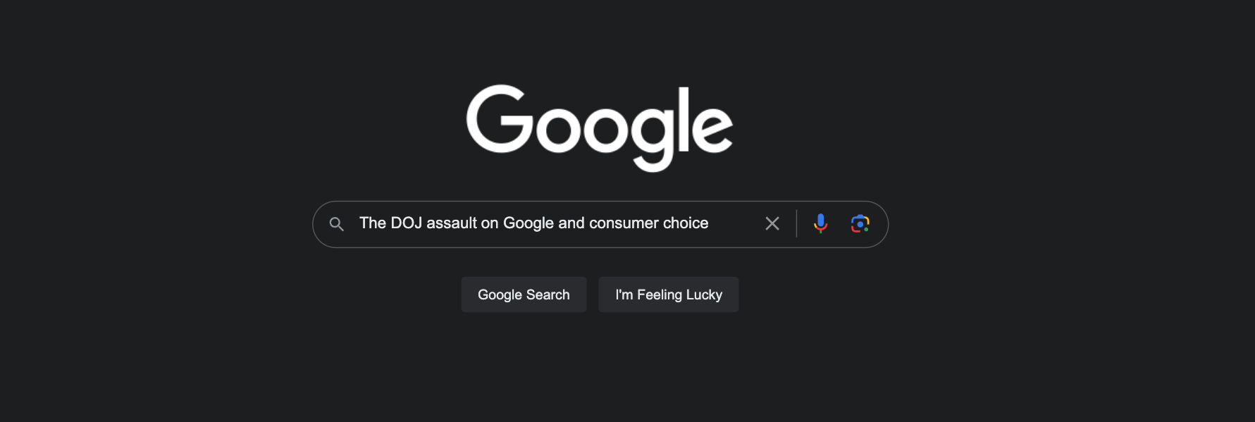 DOJ vs. Google: An Insult To Consumers - Consumer Choice Center